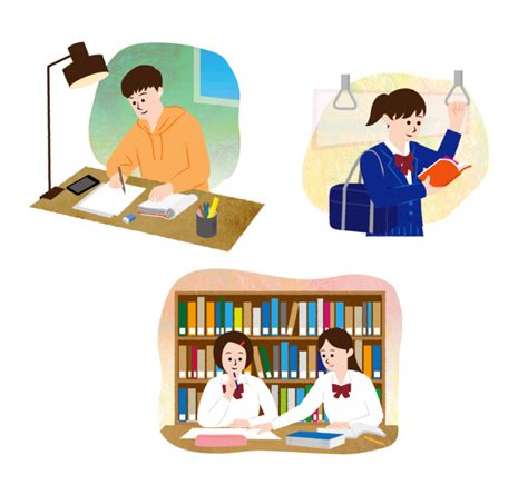 シーンイラスト｜勉強・学習 イラスト・カット・挿絵制作｜mtyk Illustration