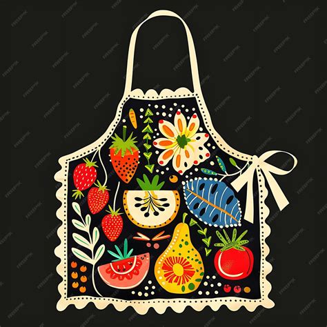 Premium Photo Frame Of Hand Stitched Apron Cnc Art With A Colorful