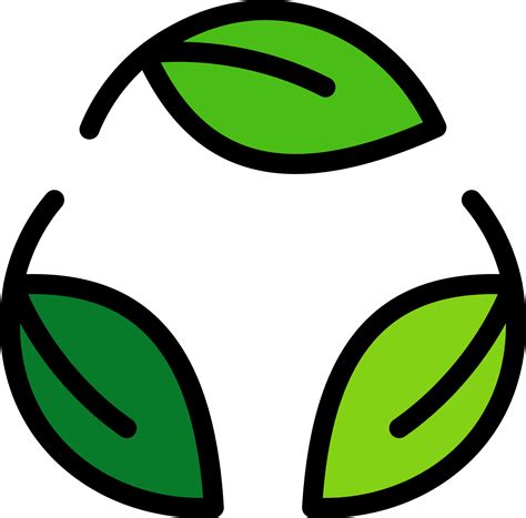Eco Green Leaves Icon 23359372 Png