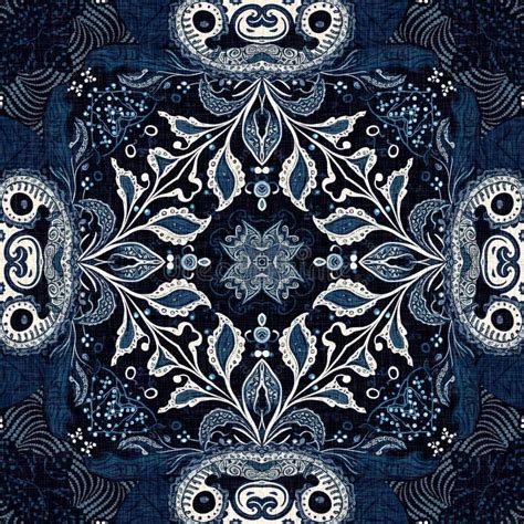 Blue Bandana Background