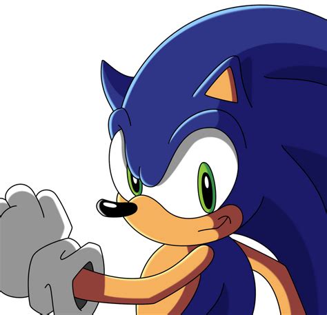 Sonic Posing By Thehypersonic55 On Deviantart