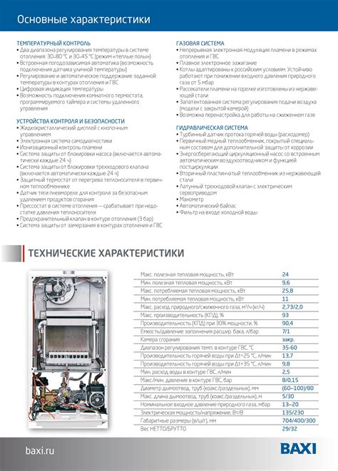 Газовый котел BAXI Eco Four 24 F: описание, достоинства и недостатки