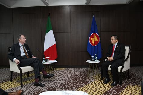 Italian Ambassador To Asean Pays Courtesy Call On Secretary General Of