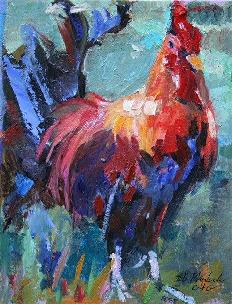 Chicken Painting Daily Painting Hens Acrylic Art Bird Art Farm