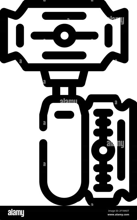 Blade Callus Remover Line Icon Vector Illustration Stock Vector Image