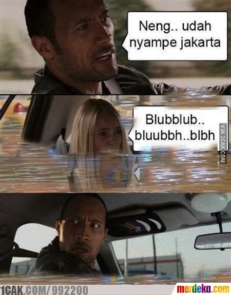 Foto Ini Meme Lucu Banjir Jakarta Yang Bikin Ketawa Ngakak