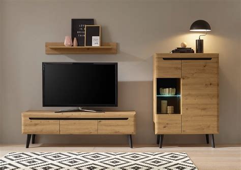 Inosign Wohnwand Torge Anbauwand Schrankwand Mediawand Wohnzimmer