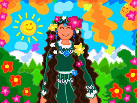 Elf Girl And The Sun 2 By Meztli72 On Deviantart