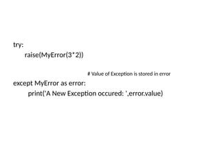 Exception Handling In Python Programming Pptx