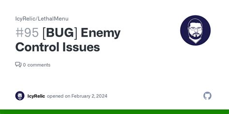 BUG Enemy Control Issues Issue 95 IcyRelic LethalMenu GitHub