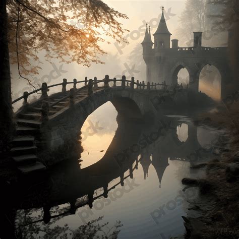 Medieval River Bridge Prostock Images