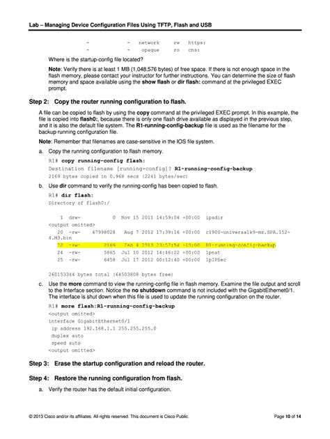 Fillable Online Learn Acadnet Lab Managing Device Configuration Files