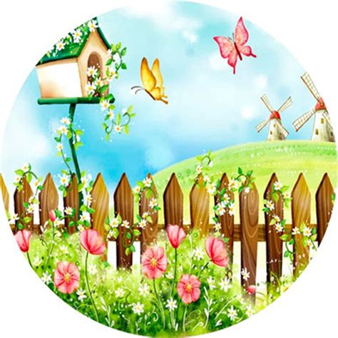 PAINEL REDONDO FLORESTA ENCANTADA 1 5X1 5 LONA ILHÓS Elo7