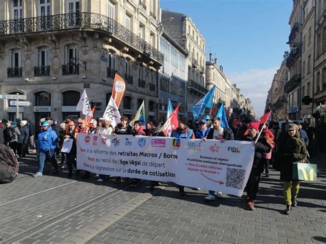 Contre la réforme des retraites Bordeaux bat encore le pavé