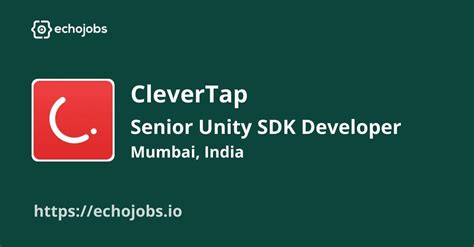 Clevertap Is Hiring Senior Unity Sdk Developer Mumbai India Unity