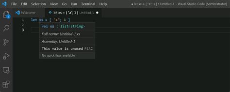 Errors Are Not Shown In Stand Alone Script Files · Issue 1515 · Ionideionide Vscode Fsharp