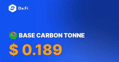 Base Carbon Tonne Bct Price Coin Market Cap And Token Supply