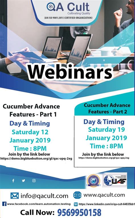 Cucumber Advance Features Part Join Our Free One Hour Webinar On Cucumber BDD Tool Advance