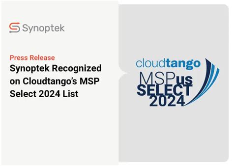 Company News And Updates Synoptek