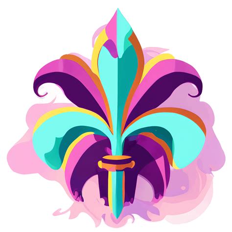 Mardi Gras Fleur De Lis · Creative Fabrica