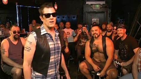 Watch Johnny Knoxville Screens Jackass 3 D At Gay Leather Bar