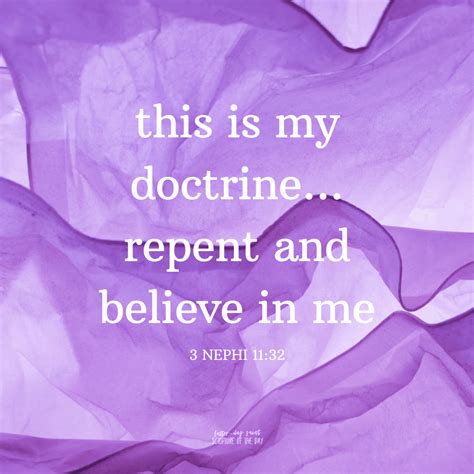 3 Nephi 11 32 Latter Day Saint Scripture Of The Day