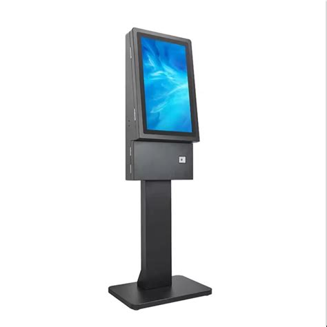 Supermarket 27 Inch Kiosk Pos All In One Self Order Kiosk Customized Payment Kiosk Machine
