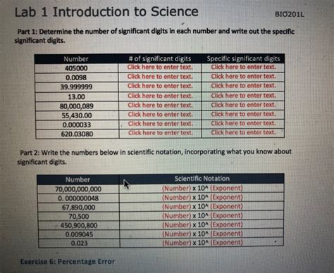 Solved Lab 1 Introduction To Science Bio2012 Part 1