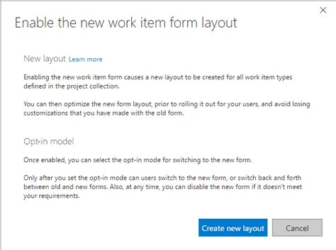 Enable New Work Item Form In TFS Codewrecks