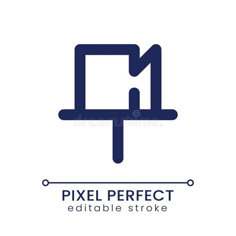 Attached Message Pixel Perfect Linear Ui Icon Stock Vector Illustration Of Chat Information