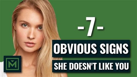 How To Tell If A Girl Doesnt Like You 7 Signs Every Guy Should Know Today Youtube