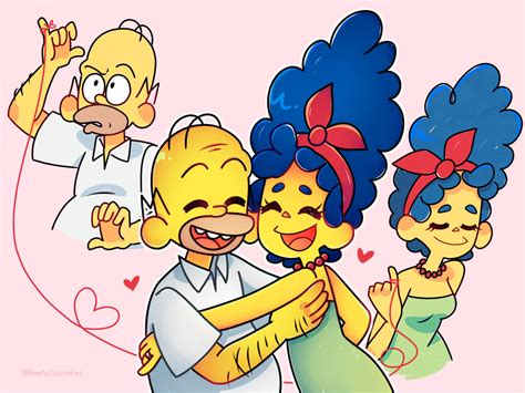 Homer And Marge By Beefycupcakes On Deviantart