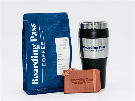 Coffee From Around The World Boarding Pass Coffee