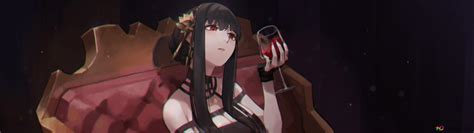 Yor Forger Aka Thorn Princess Drinking Wine 4k Wallpaper Download