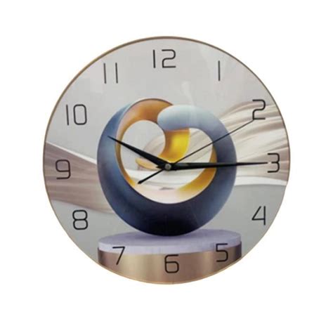 Horloge murale moderne 12 pouces silencieuse à piles sans tic tac pour