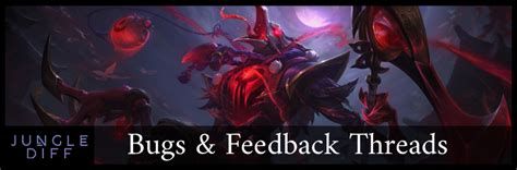 148 Pbe Bugs And Feedback Threads Update Junglediff Pbe Coverage