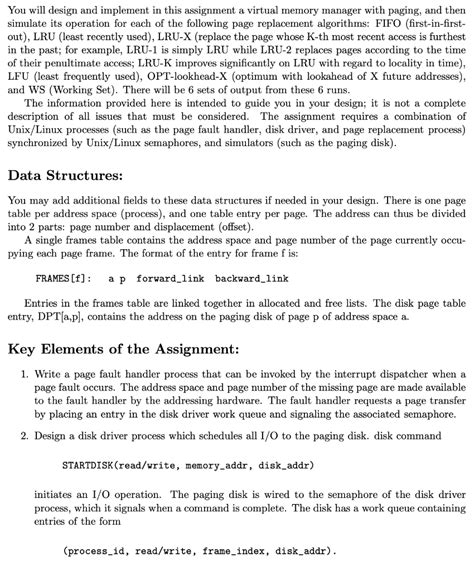 Solved COSC 3360 6310 Operating Systems Both Previous Chegg