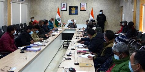 Lg Ladakh Chairs Meeting To Accelerate Developmental Projects Voice Of Ladakh