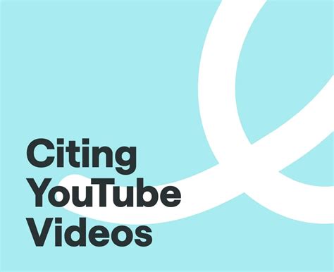 How To Cite A YouTube Video Complete Step By Step Guide