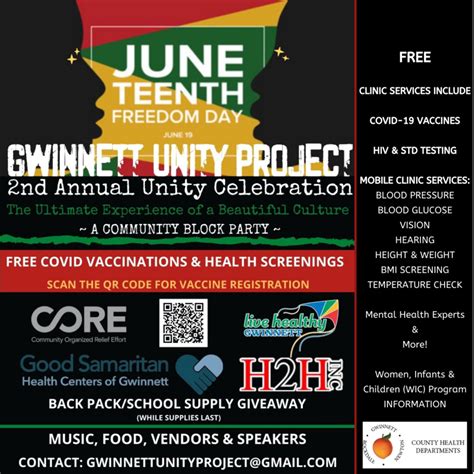 Gwinnett County Celebrates UNITY Cultural Awareness On Juneteenth