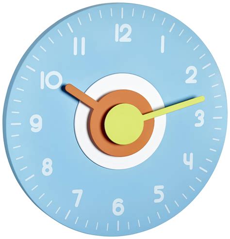 Horloge murale TFA Dostmann 60 3015 06 à quartz 230 mm x 40 mm bleu