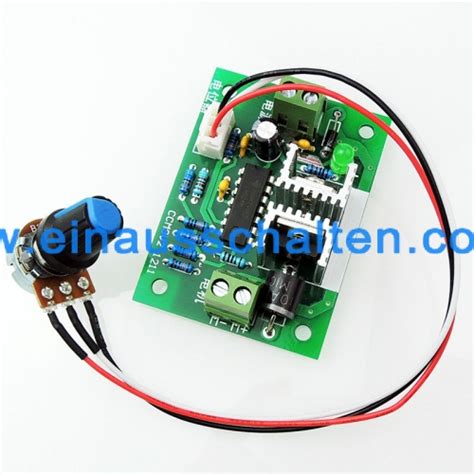 12V 24VDC Max 3A DC Motor Speed Controller PWM Speed Governor Driver 120W Adjustable Variable
