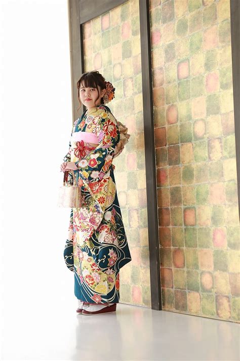 成人式振袖袴前撮り撮影 シャレニーあづみの店