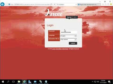 I Cant Navigate In In Lucee Admin Server To Set Datasource Support