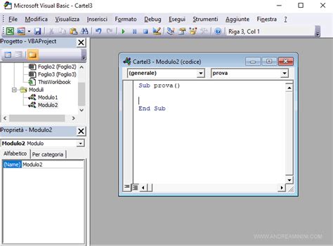 Come Programmare Una Macro In Excel Andrea Minini