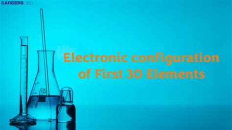 Electronic Configuration Of First 30 Elements Meaning Definition Elements Functions Faqs