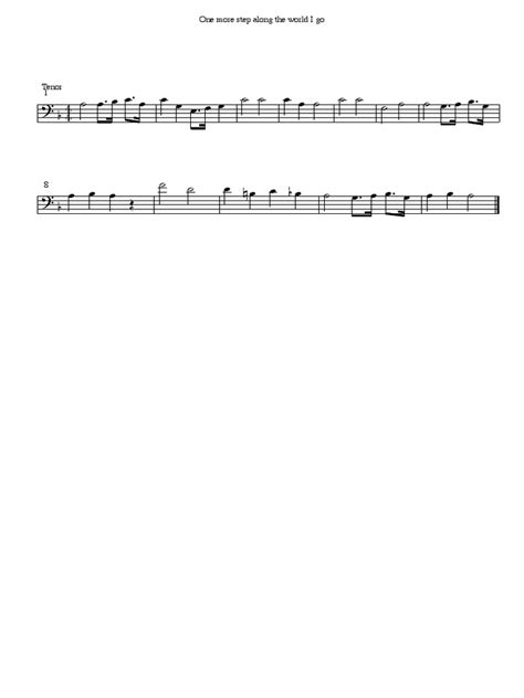 One More Step Tenor Pdf