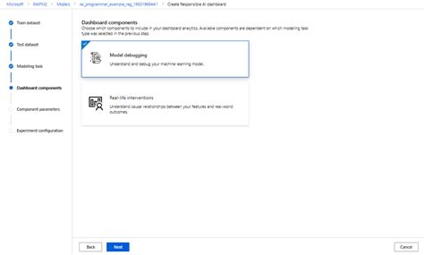 스튜디오 ui에서 책임 있는 ai 인사이트 생성 azure machine learning microsoft learn