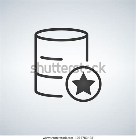 Linear Database Server Isolated Flat Web Stock Vector Royalty Free 1079783426 Shutterstock