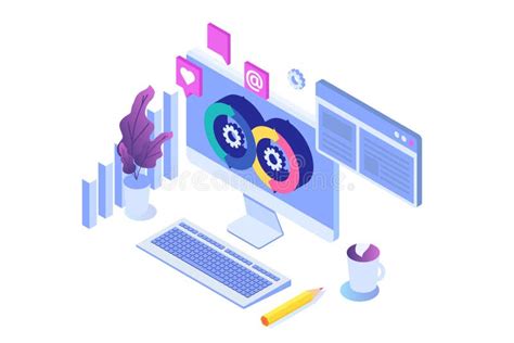 Devops Development Isometric Stock Illustrations 212 Devops Development Isometric Stock